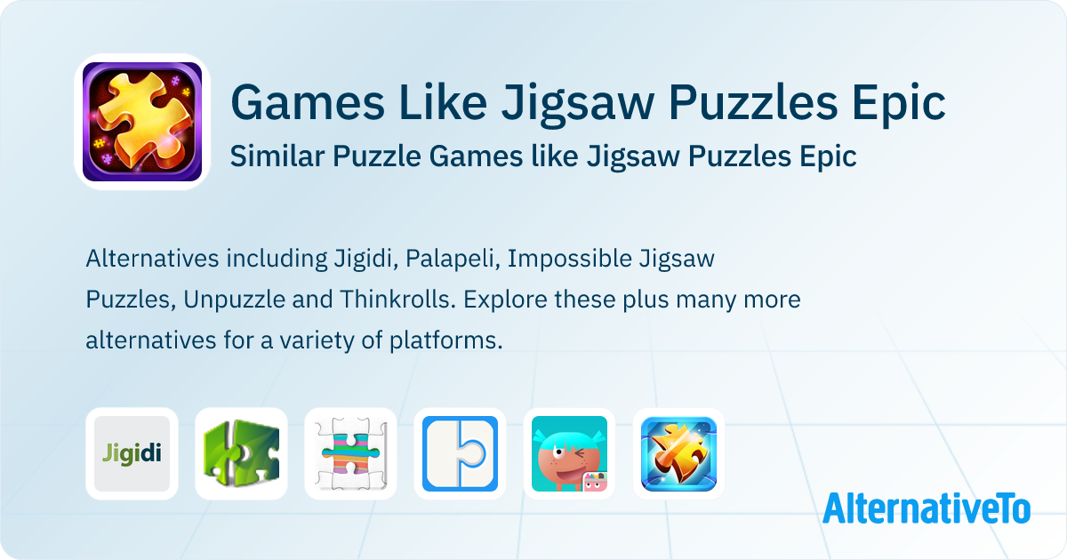 Games Like Jigsaw Puzzles Epic: Similar Puzzle Games 2026 | AlternativeTo