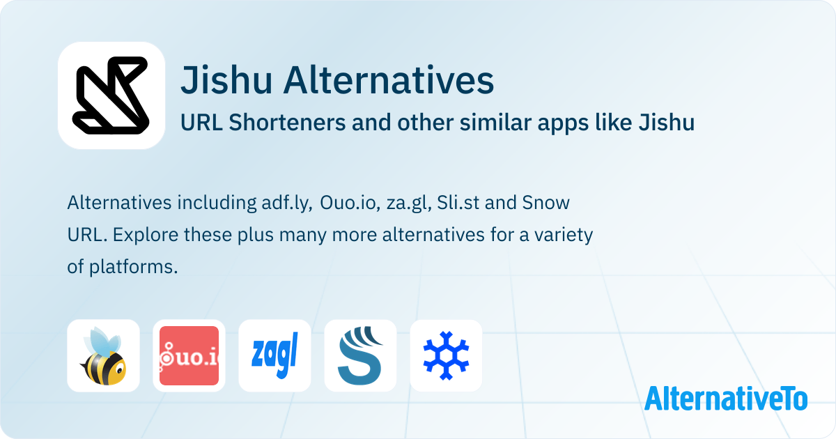 Jishu Alternatives: Top 5 URL Shorteners & Similar Websites | AlternativeTo