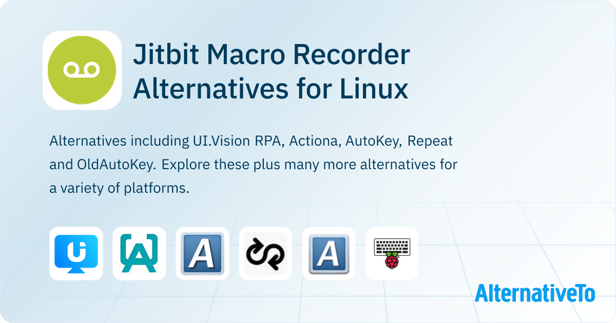 Jitbit Macro Recorder Alternatives for Linux | AlternativeTo