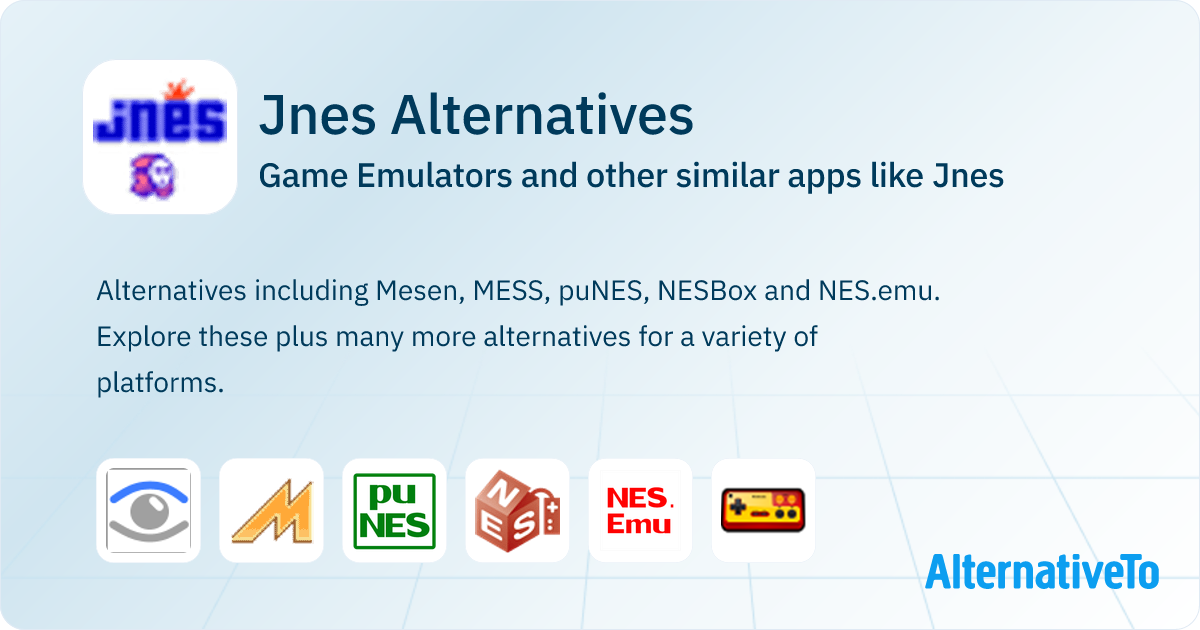 Jnes Alternatives: Top 8 Game Emulators & Similar Apps | AlternativeTo