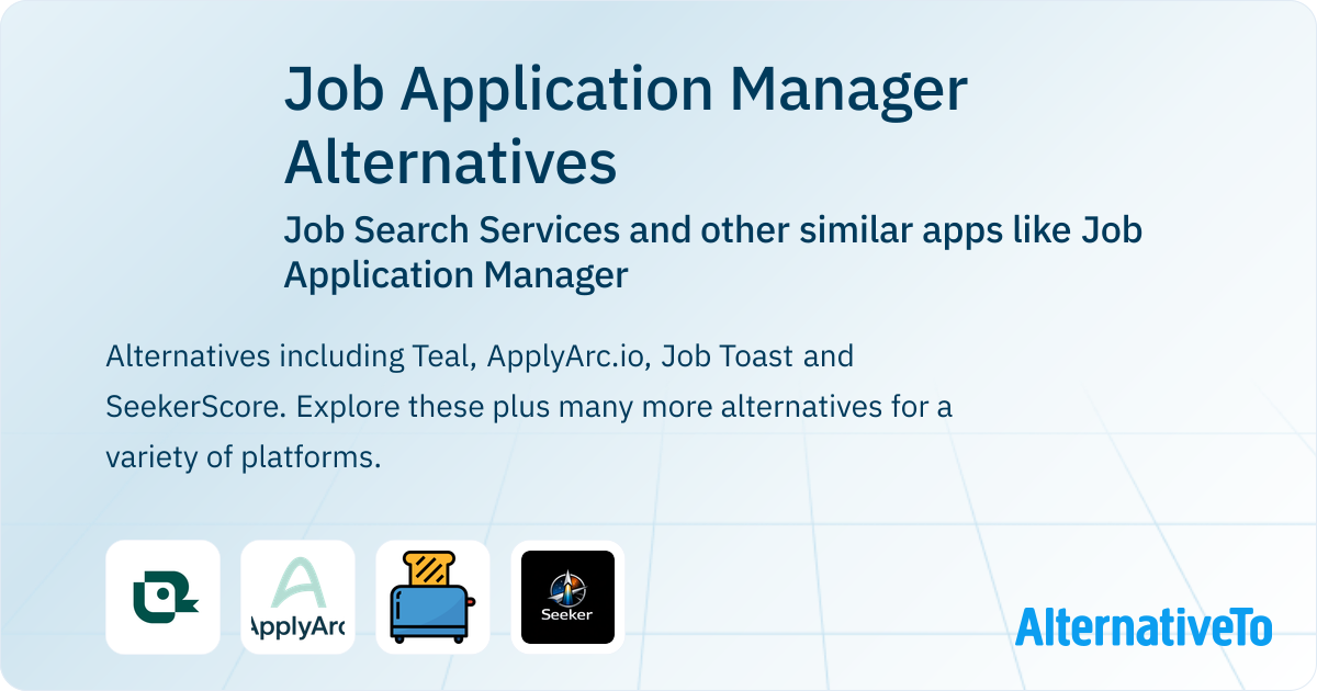 Job Application Manager Alternatives: Top 4 Job Search Services ...