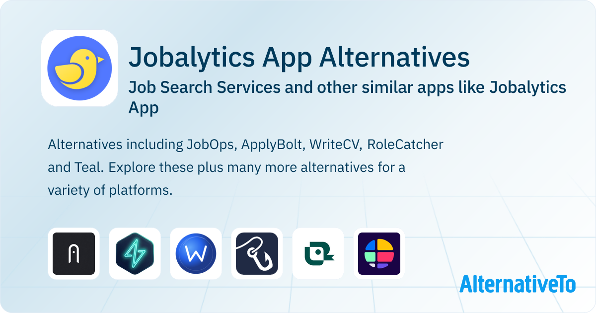 Jobalytics App Alternatives: Top 17 Job Search Services & Similar Apps ...
