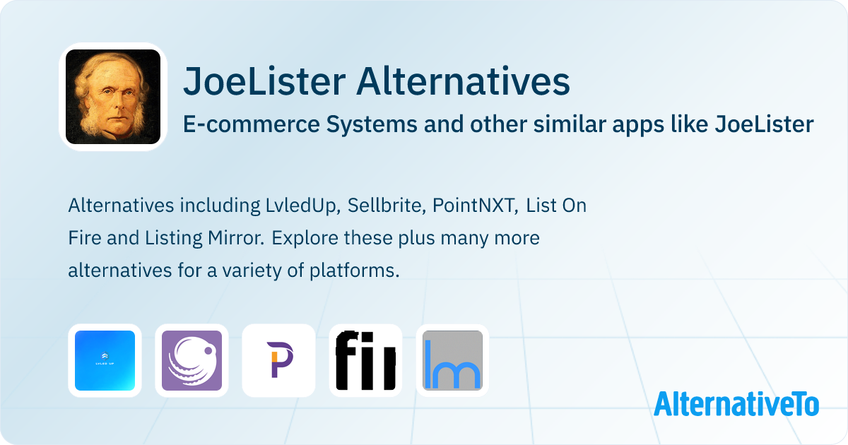 JoeLister Alternatives: Top 5 E-commerce Systems & Similar Apps ...