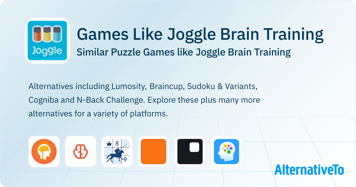 Games Like Joggle Brain Training: Similar Puzzle Games 2026 | AlternativeTo