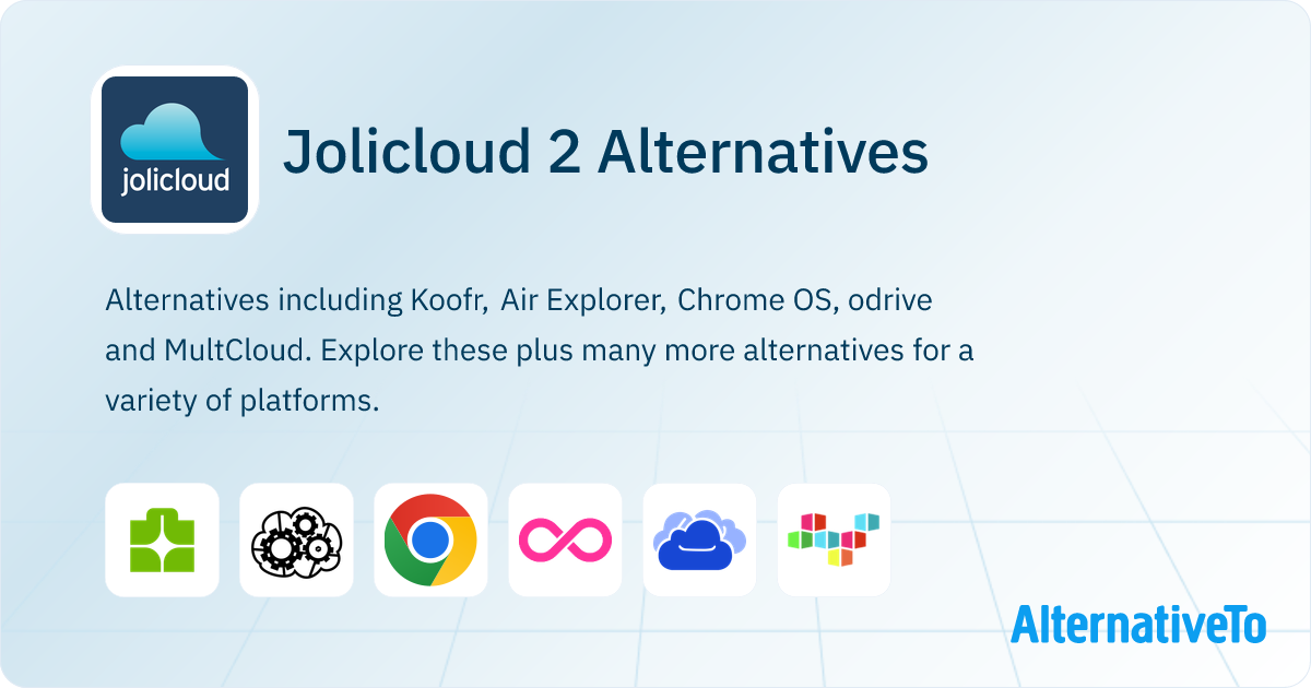 Jolicloud 2 Alternatives - Explore Similar Apps & Services | AlternativeTo
