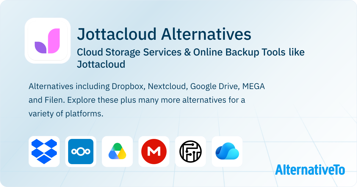 Jottacloud Alternatives: Top 12 Cloud Storage Services | AlternativeTo