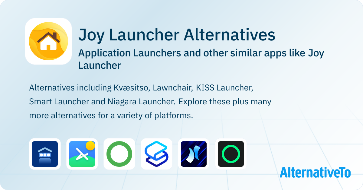 Joy Launcher Alternatives: Top 12 Application Launchers & Similar Apps ...