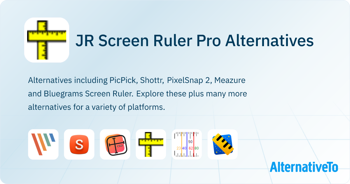JR Screen Ruler Pro Alternatives - Explore Similar Software | AlternativeTo