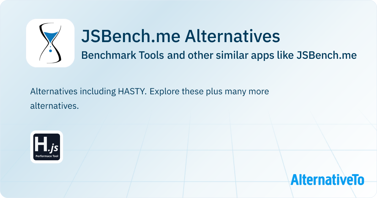 JSBench.me Alternatives: Top 1 Benchmark Tools & Similar Websites ...