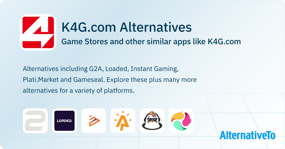 K4G.com Alternatives: Top 7 Game Stores & Similar Games | AlternativeTo