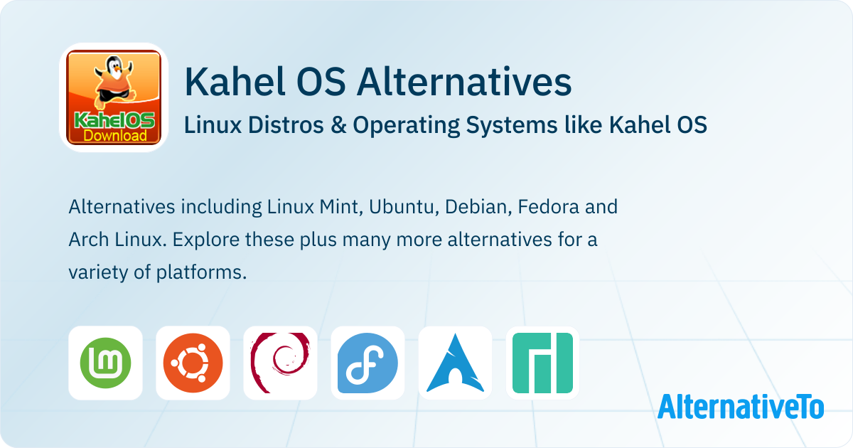 Kahel OS Alternatives: Top 12 Linux Distros | AlternativeTo