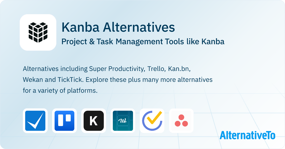 Kanba Alternatives: Top 12 Project & Task Management Tools | AlternativeTo