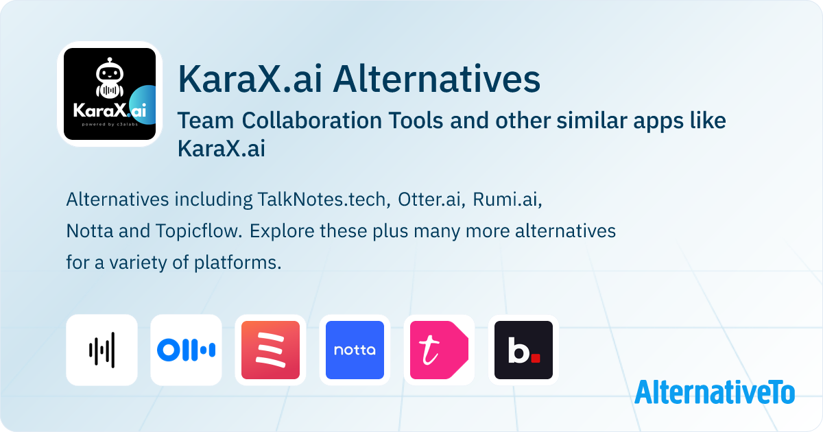 KaraX.ai Alternatives: Top 9 Team Collaboration Tools & Similar Apps ...