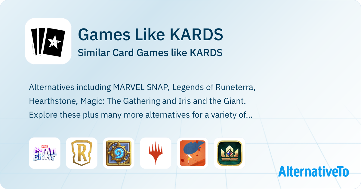 Games Like KARDS: Similar Card Games 2026 | AlternativeTo