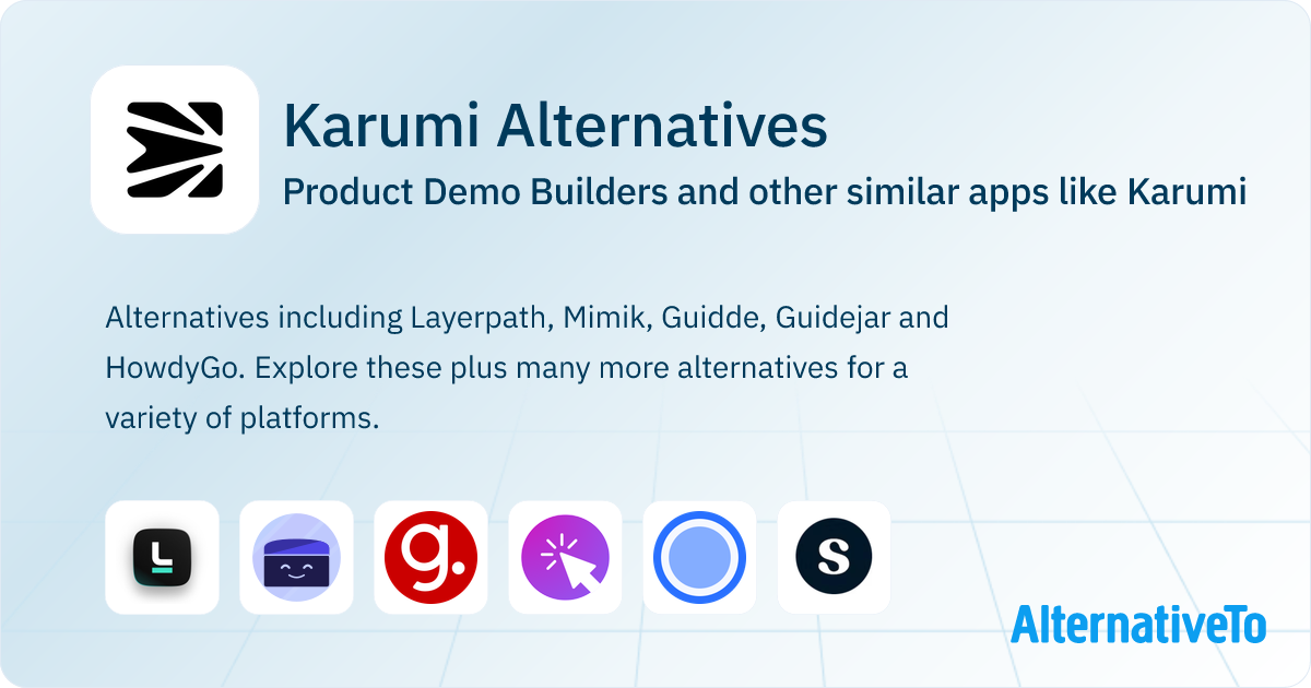 Karumi Alternatives: Top 15 Product Demo Builders & Similar Apps ...