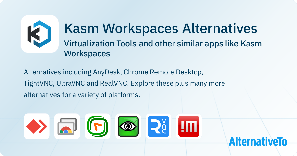 Kasm Workspaces Alternatives: Top 12 Virtualization Tools & Similar ...