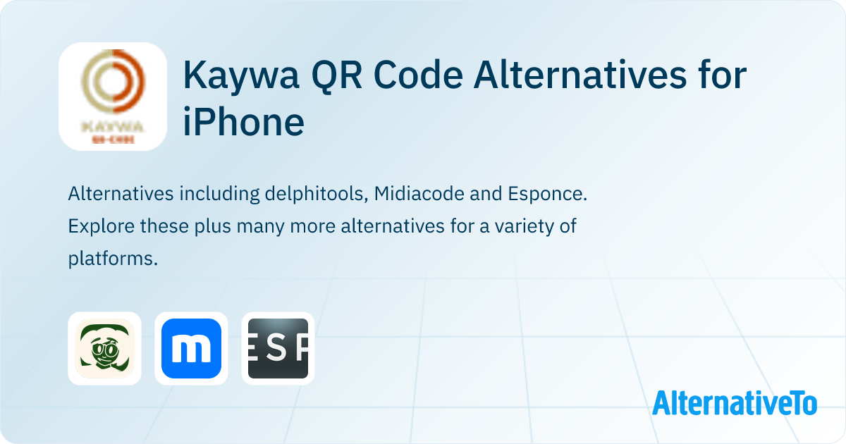 Kaywa QR Code Alternatives for iPhone: Top 2 QR Code Generators ...