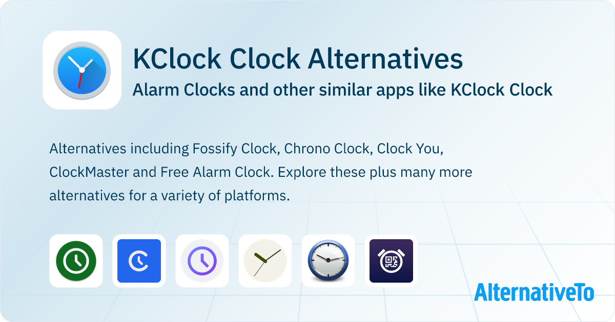 KClock Clock Alternatives: Top 12 Alarm Clocks & Similar Apps ...