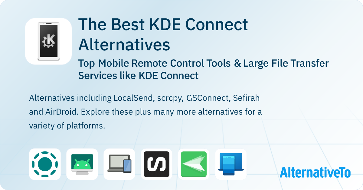 Best KDE Connect Alternatives: Top Mobile Remote Control Tools in 2026 ...