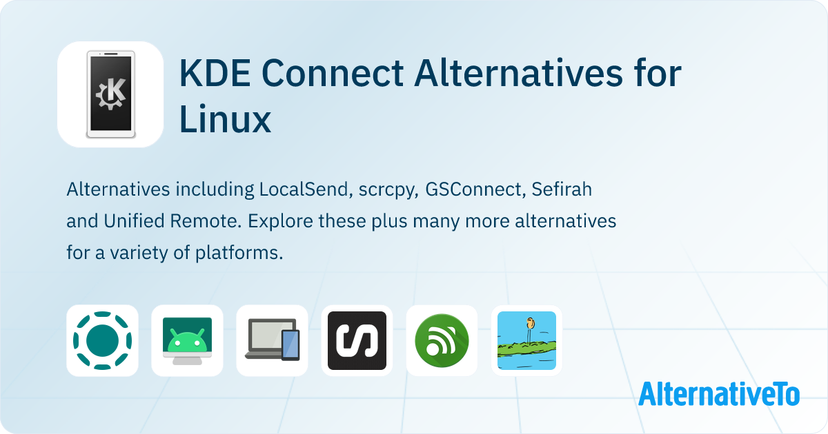 KDE Connect Alternatives for Linux: Top 12 Mobile Remote Control Tools ...