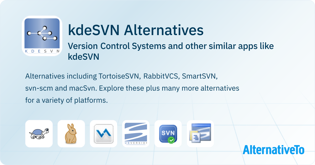 kdeSVN Alternatives: Top 12 Version Control Systems & Similar Apps ...