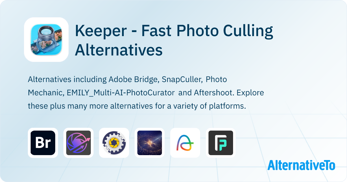Keeper - Fast Photo Culling Alternatives - Explore Similar Software ...
