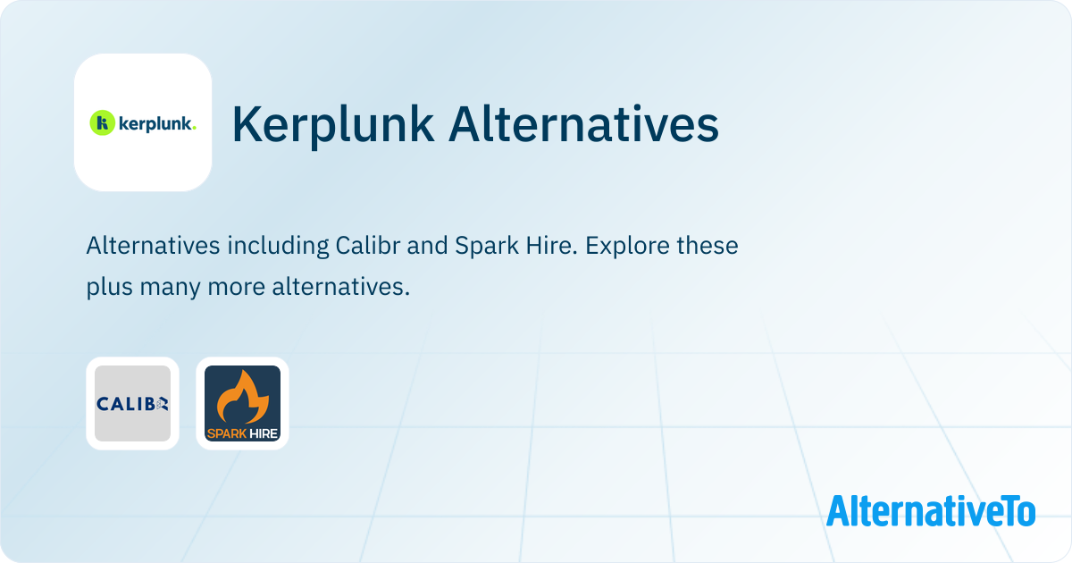 Kerplunk Alternatives - Explore Similar Sites & Apps | AlternativeTo