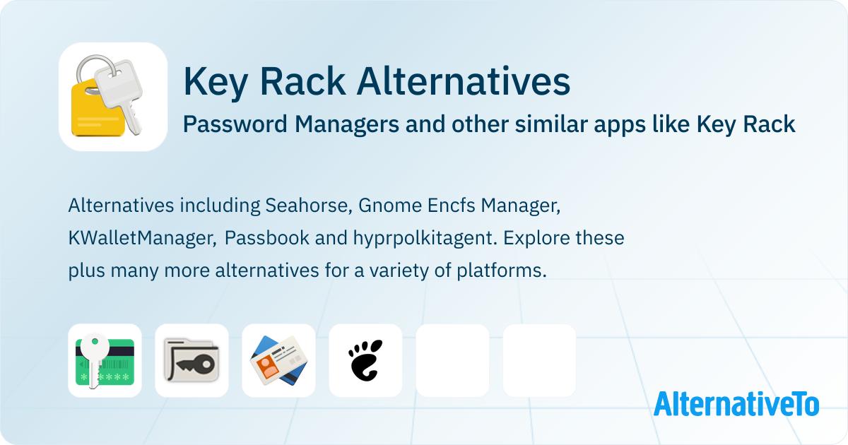 Key Rack Alternatives: Top 6 Password Managers & Similar Apps ...