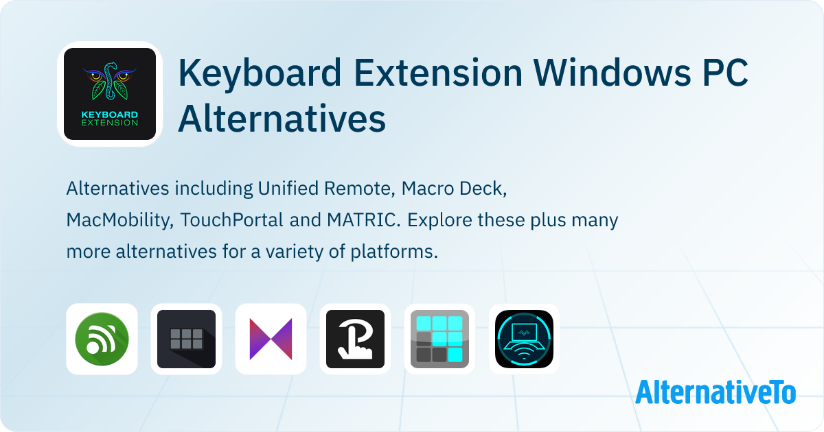 Keyboard Extension Windows PC Alternatives - Explore Similar Apps ...