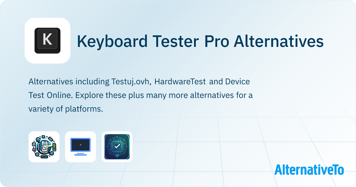 Keyboard Tester Pro Alternatives - Explore Similar Apps & Services ...