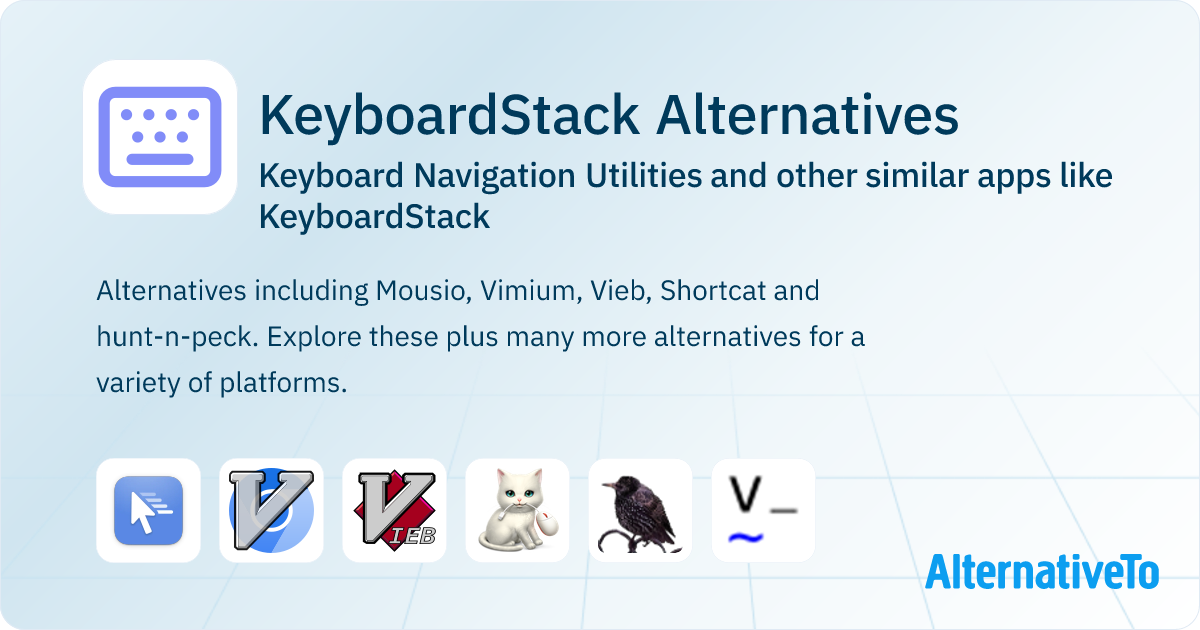 KeyboardStack Alternatives: Top 12 Keyboard Navigation Utilities ...