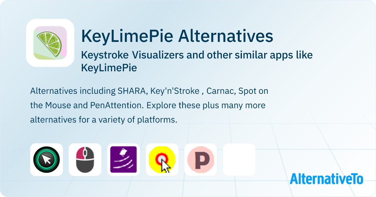 KeyLimePie Alternatives: Top 11 Keystroke Visualizers & Similar Apps ...