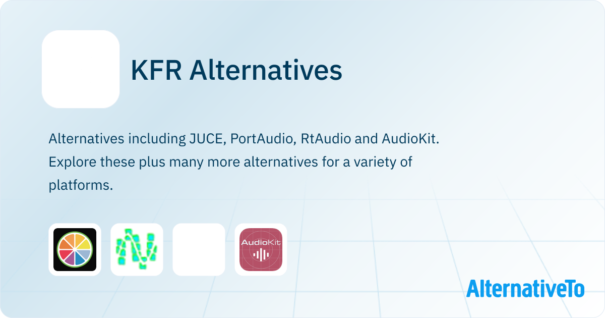 KFR Alternatives - Explore Similar Software | AlternativeTo