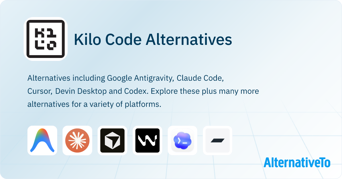 Kilo Code Alternatives - Explore Similar Software | AlternativeTo