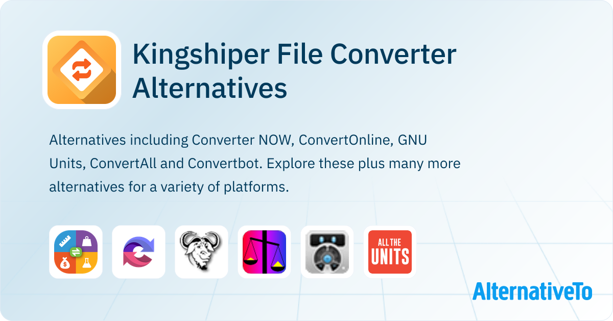 Kingshiper File Converter Alternatives - Explore Similar Software ...