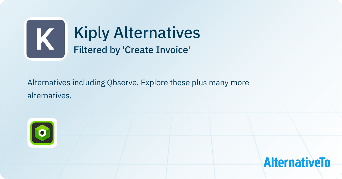 Kiply Alternatives filtered by 'Create Invoice' | AlternativeTo