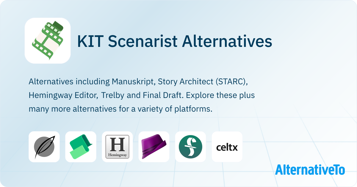 KIT Scenarist Alternatives - Explore Similar Apps | AlternativeTo