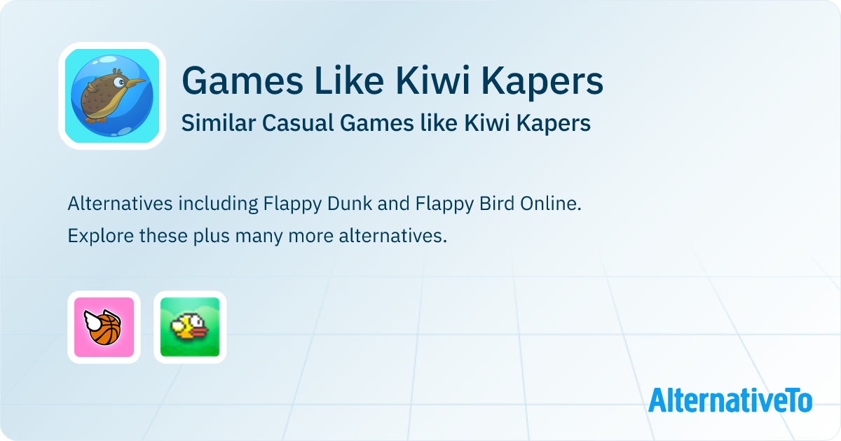 Games Like Kiwi Kapers: Similar Casual Games 2025 | AlternativeTo