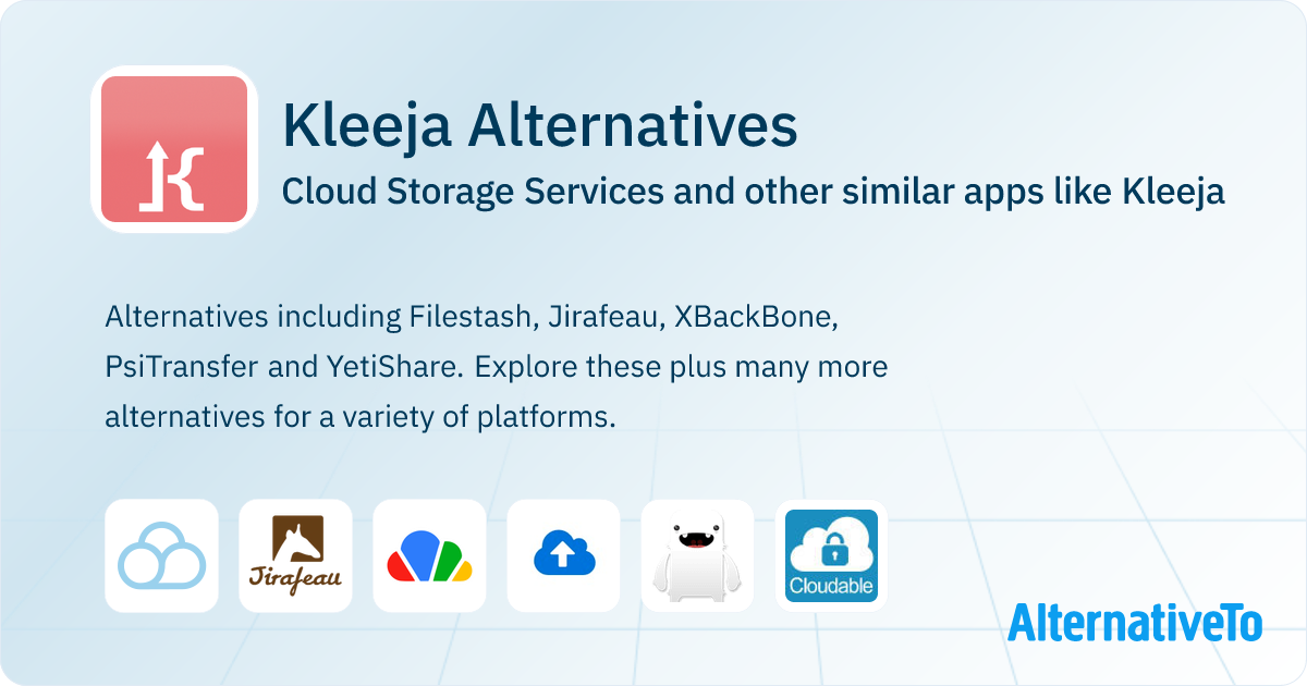 Kleeja Alternatives: Top 10 Cloud Storage Services & Similar Apps ...