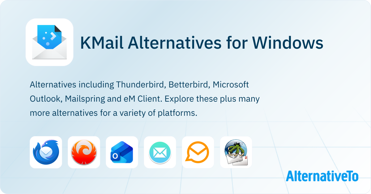 KMail Alternatives for Windows: Top 12 Email Clients & Similar Apps ...
