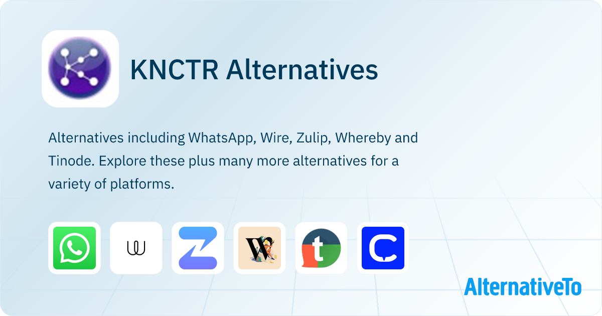 KNCTR Alternatives - Explore Similar Software | AlternativeTo