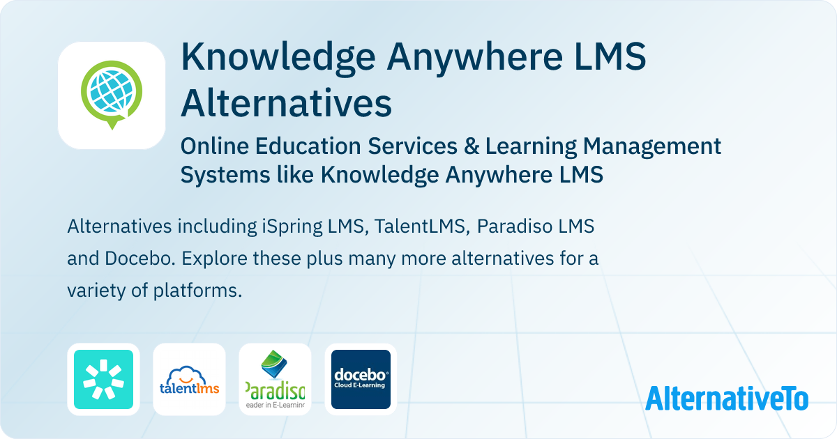 Knowledge Anywhere LMS Alternatives: Top 4 Online Education Services ...