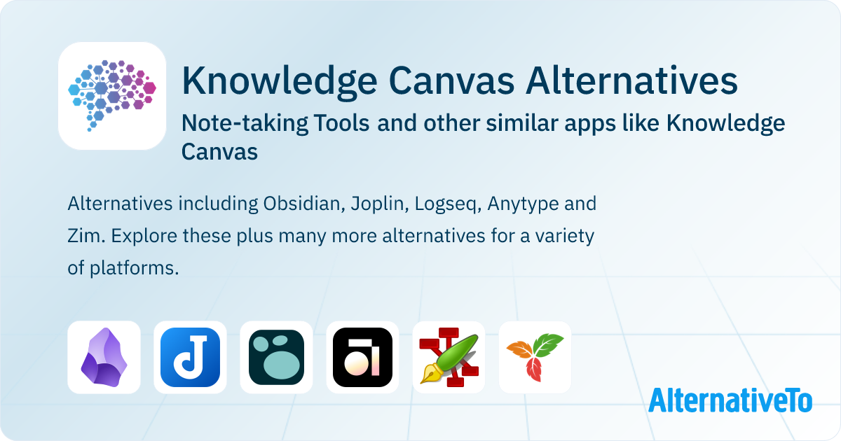Knowledge Canvas Alternatives: Top 17 Note-taking Tools & Similar Apps ...