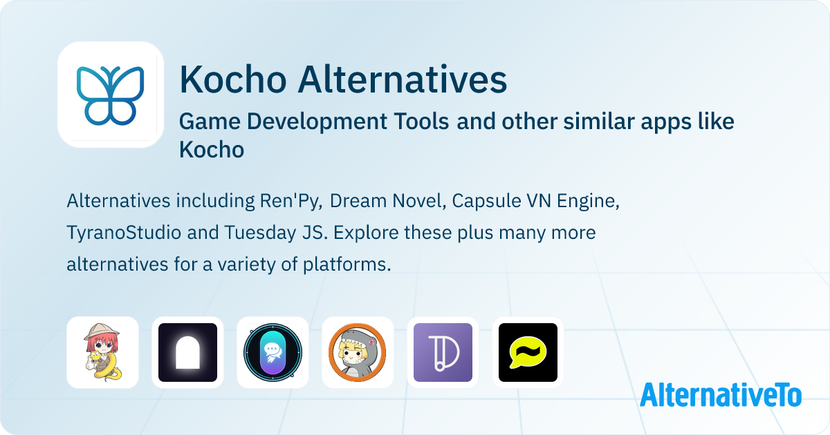 Kocho Alternatives: Top 17 Game Development Tools & Similar Apps ...