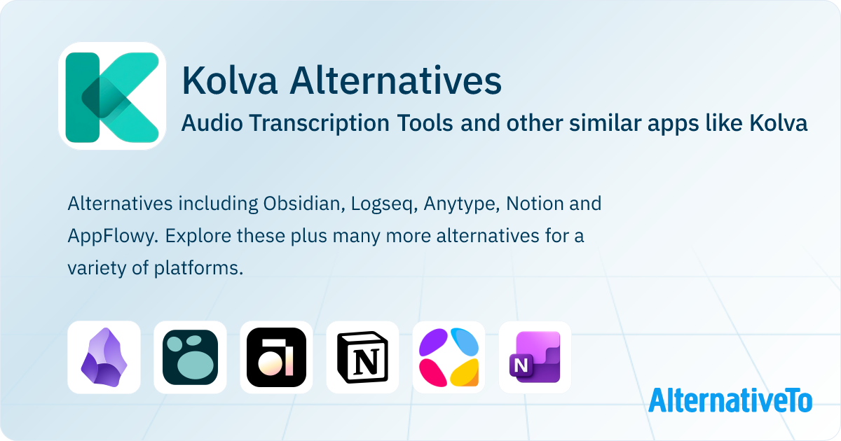 Kolva Alternatives: Top 12 Audio Transcription Tools & Similar Websites ...