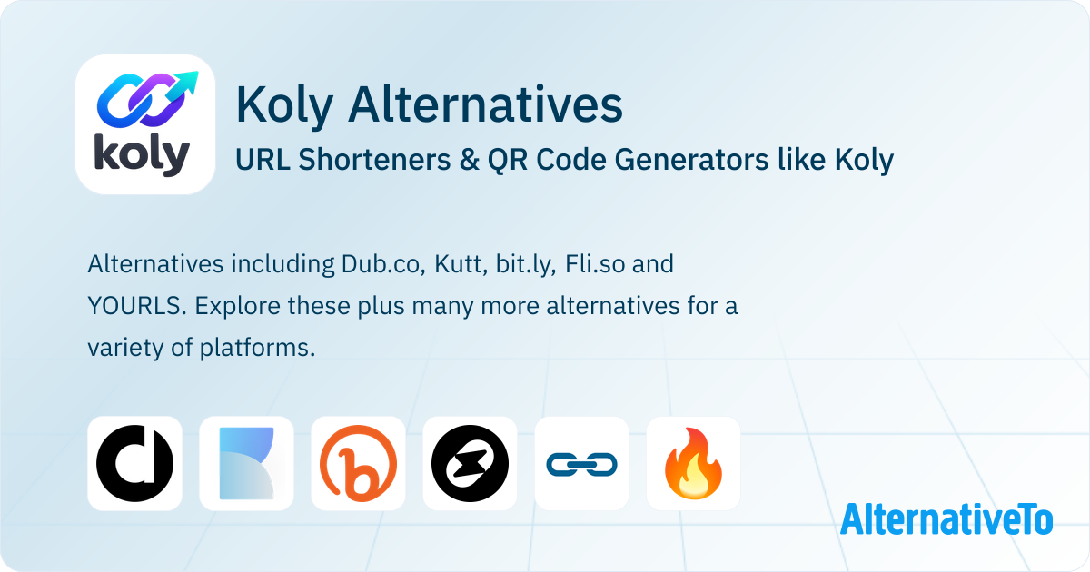 Koly Alternatives: URL Shorteners & QR Code Generators - Page 3 ...