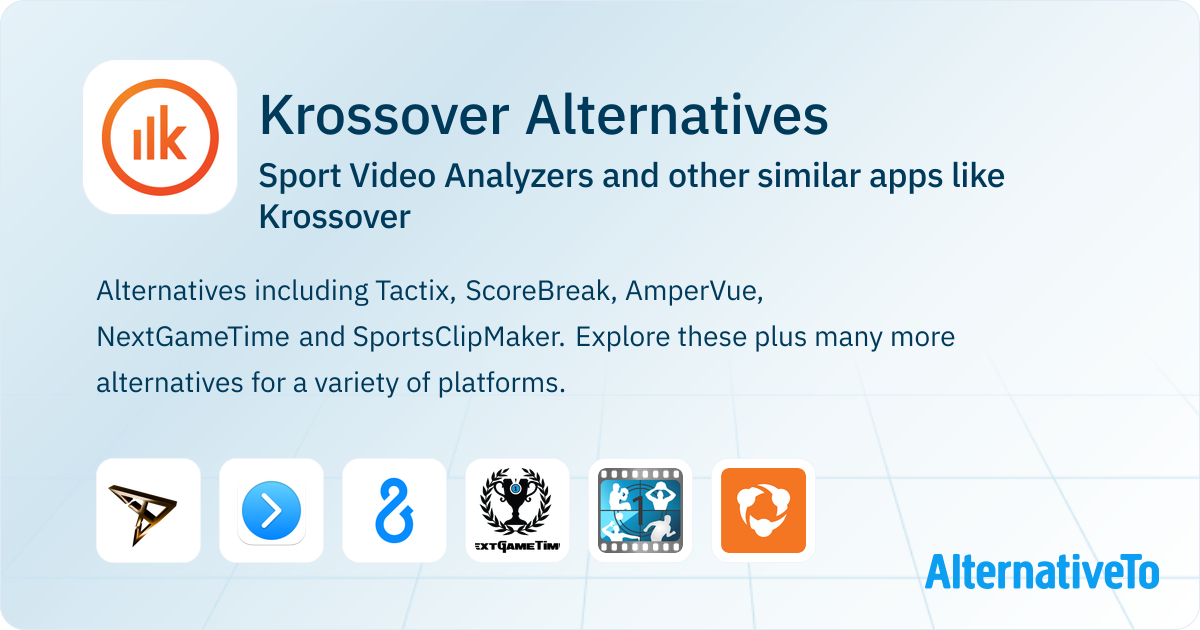 Krossover Alternatives: Top 8 Sport Video Analyzers & Similar Websites ...