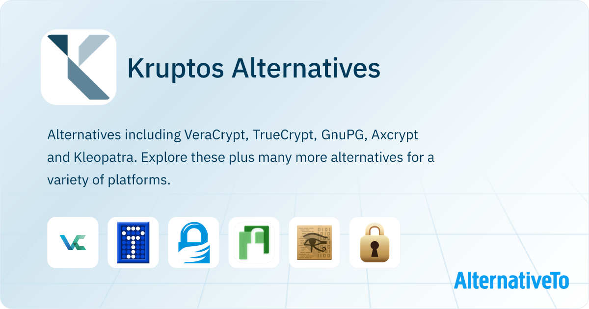 Kruptos Alternatives - Explore Similar Apps | AlternativeTo