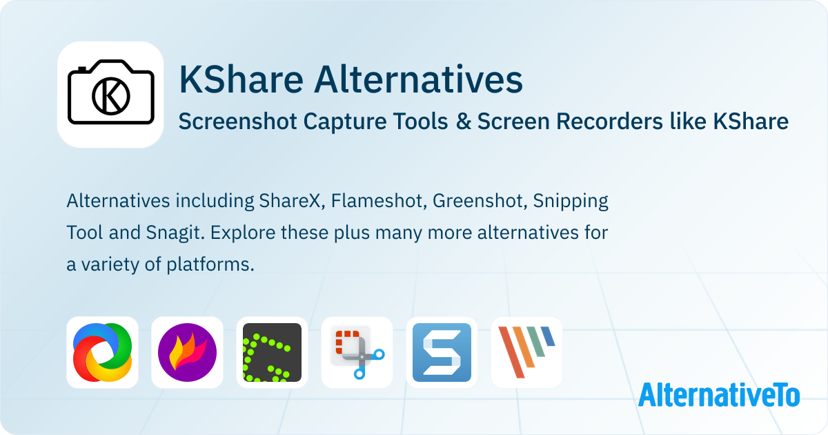 KShare Alternatives: Top 12 Screenshot Capture Tools | AlternativeTo