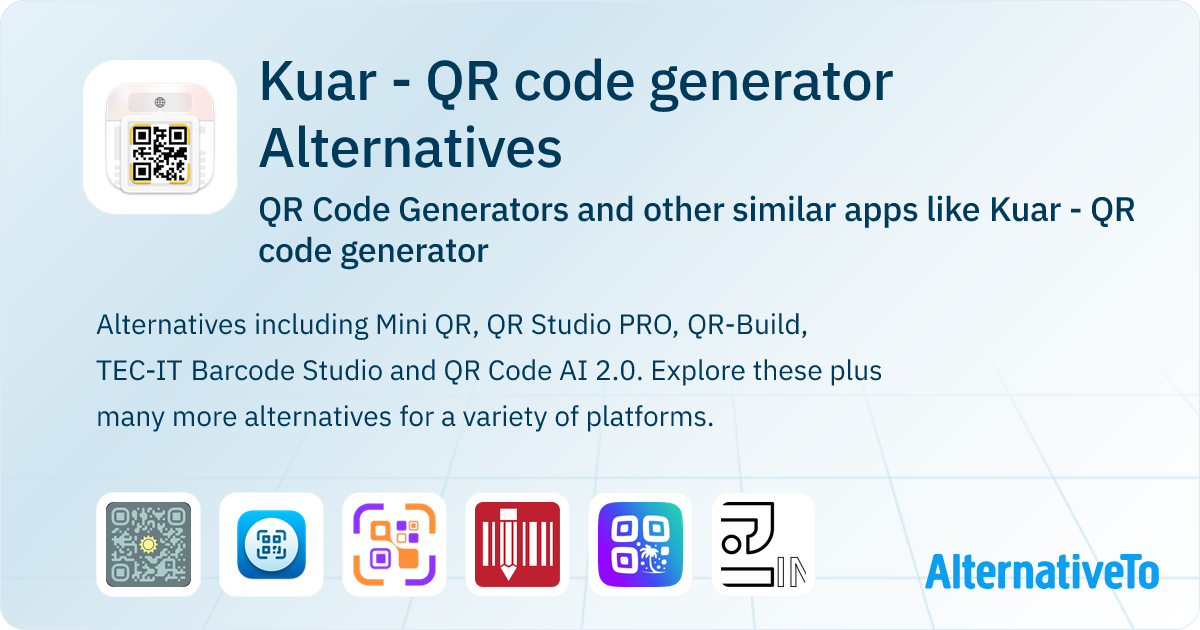 Kuar - QR code generator Alternatives: Top 12 QR Code Generators ...